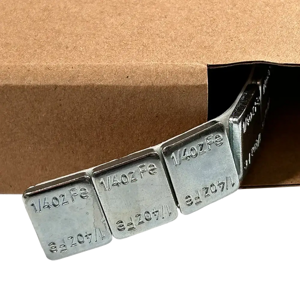 AA 0.25 Oz Roll Style Chrome Tape Wheel Weight (704 pcs, Steel) – All ...