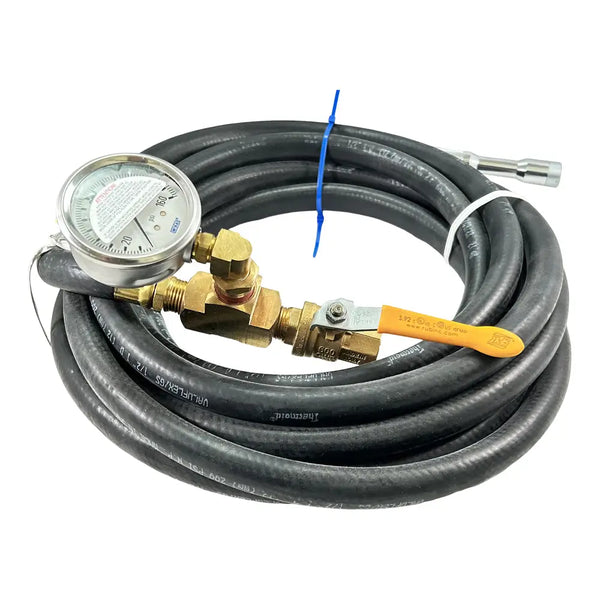 AA Large Bore Inflator w/ 25 ft Hose, 0-160 PSI Gauge – All Tire Supply