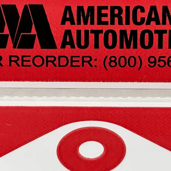 AA Tire Labels, Rolls of 500 Stickers Size 6" x 3" - All Tire Supply