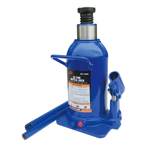 ATD 7386W 20-Ton Hydraulic Side Pump Bottle Jack – All Tire Supply