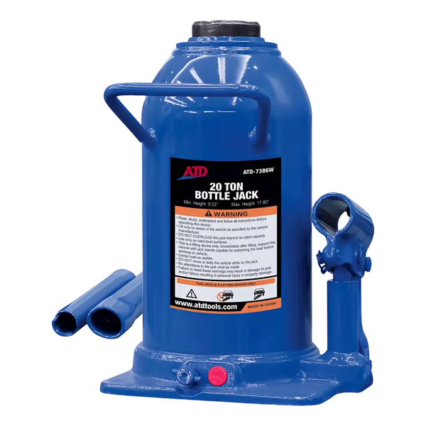ATD 7386W 20-Ton Hydraulic Side Pump Bottle Jack – All Tire Supply