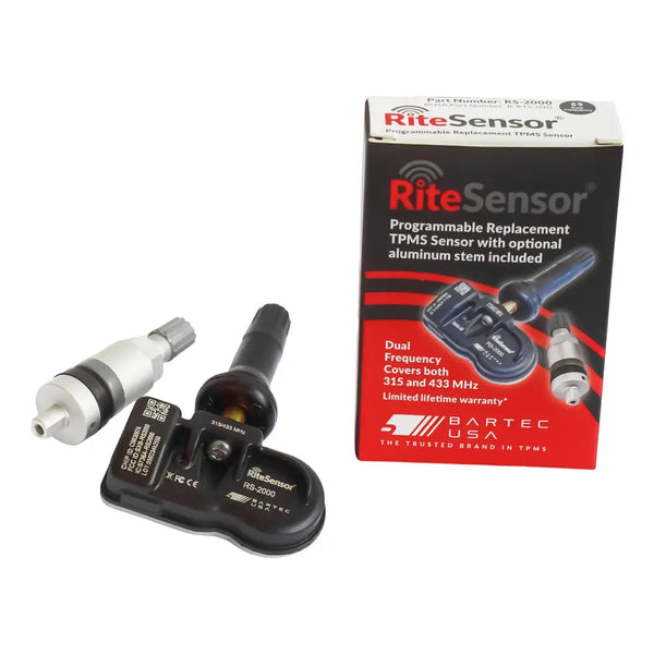 Bartec RS-2000 Dual Band TPMS Sensor, Rubber/Metal Stems – All Tire Supply