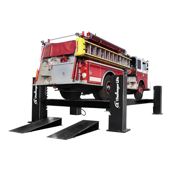 Challenger 44030E HD 4-Post Hydraulic Ext-Length Lift – All Tire Supply