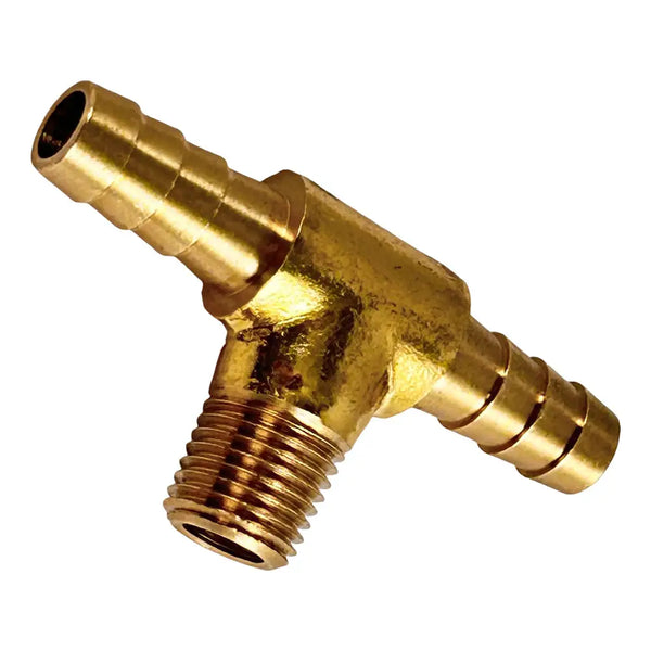 Coats Male Barb Tee Fittings, Brass, 3/8" Barbs – All Tire Supply