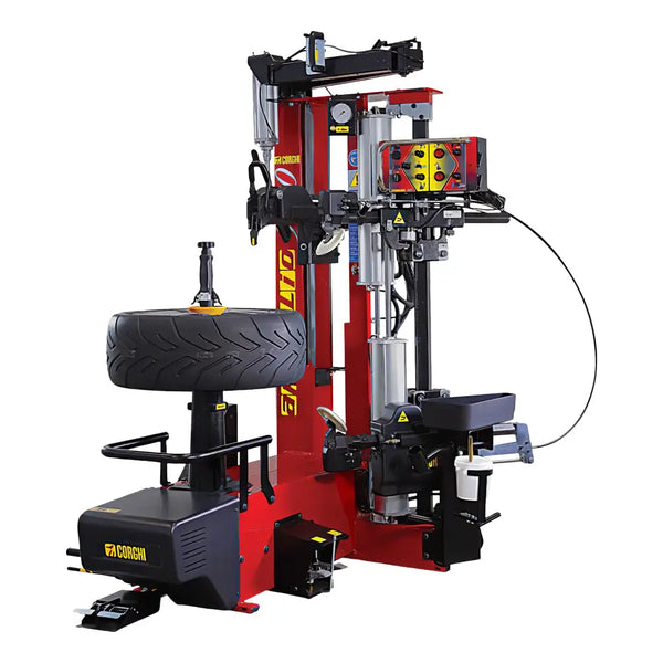 Corghi AM5000 Touchless Tire Changer with BPT Helper Arm – All Tire Supply