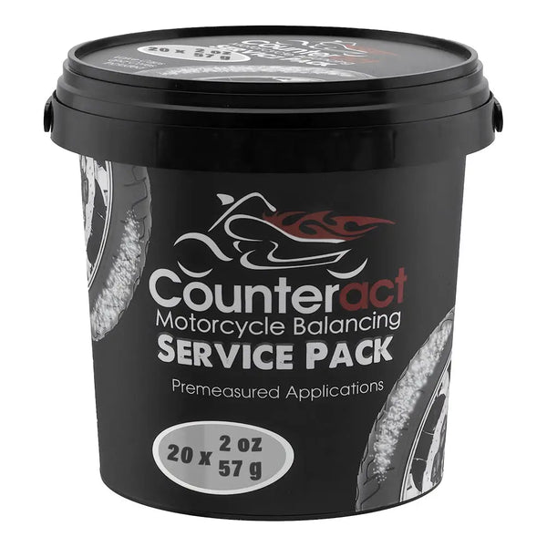 Counteract Motorcycle Balancing Bead Bucket with 20 Bags – All Tire Supply