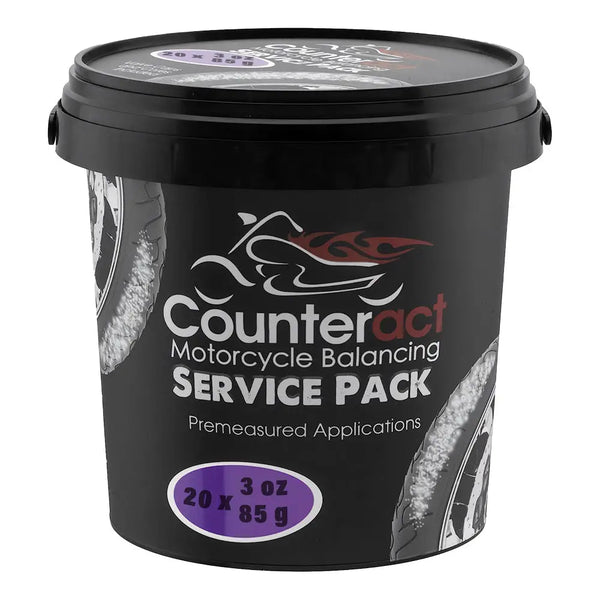 Counteract Motorcycle Balancing Bead Bucket with 20 Bags – All Tire Supply