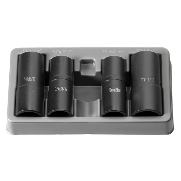 Grey Pneumatic Thin Wall Socket Set, Alloy Steel – All Tire Supply