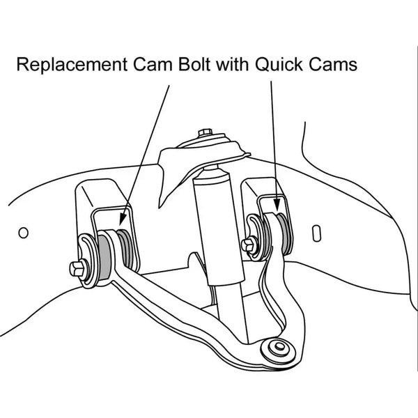 Northstar Camber Cam Bolt Kit 41-8251 GM Truck – All Tire Supply