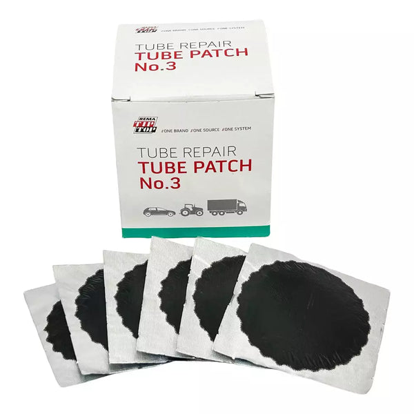 Rema Black Edge Vulcanizing Tube Patches - Round – All Tire Supply