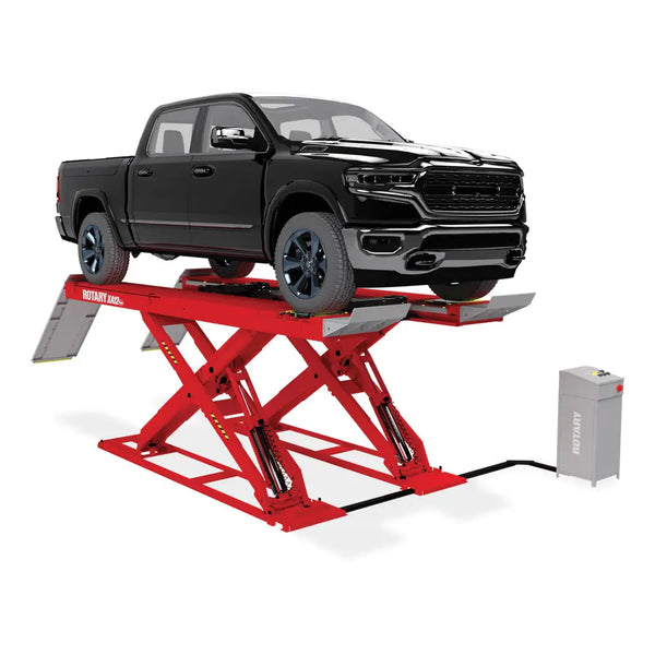 Rotary XA12 12K Alignment Scissor Lift with Rolling Jacks – All Tire Supply