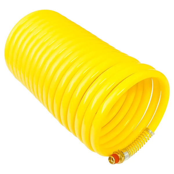 AA Self-Storing Recoil Hose 3/8ID x 25ft Bright Yellow – All Tire Supply
