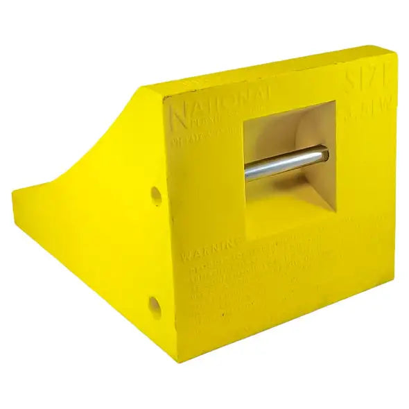 AME Yellow Urethane Wheel Chock for Tires 15.25-71 inches – All Tire Supply