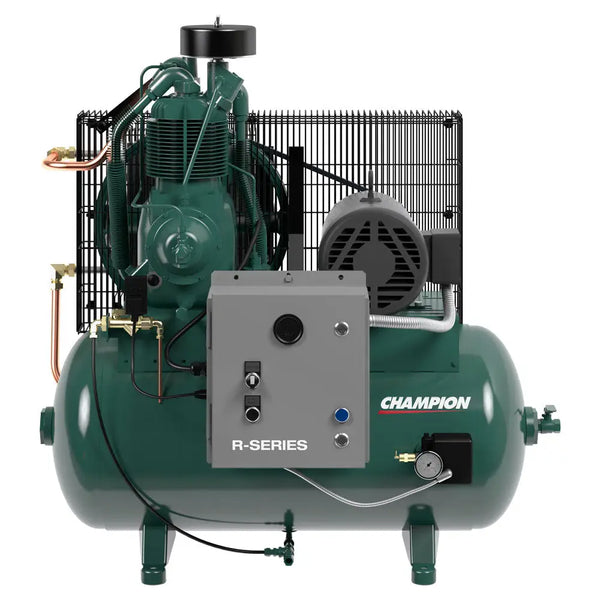 Champion HR5-3 Horizontal Air Compressor, 30 Gal, R15 Pump – All Tire ...