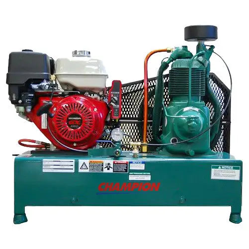 Champion R-Series 13HP Base Mount Gas Air Compressor – All Tire Supply