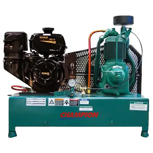 Champion R Series 9.1 HP Diesel Base Mount Air Compressor – All Tire Supply