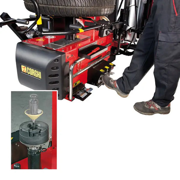 Corghi AM28 Touchless Tire Changer with Pneumatic Wheel Clamping – All ...