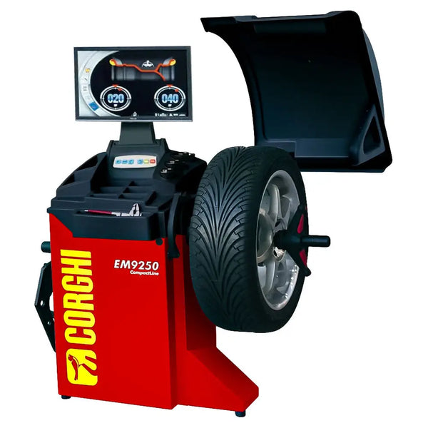 Corghi EM9280 CompactLine Wheel Balancer with LCD Monitor – All Tire Supply