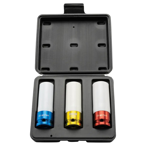 ESCO 1/2" Extra Deep Thin Wall Impact Socket Set, Metric – All Tire Supply