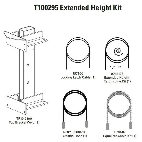 Forward Lift 2ft Column Extension Kit for 2-Post Lift – All Tire Supply