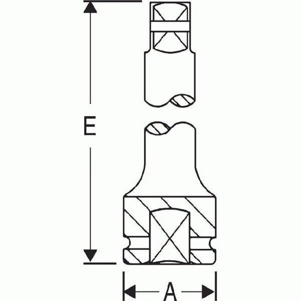 GP 1 Inch Drive Extension with Locking Pin Socket Retention – All Tire ...