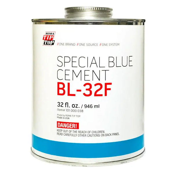Rema BL-32F Quick-Dry Blue Cement (32 oz) - Hardware – All Tire Supply