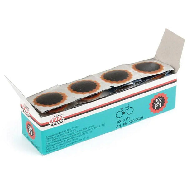 Rema Round Red Edge Patches for Bicycle, Motorcycle, Car – All Tire Supply