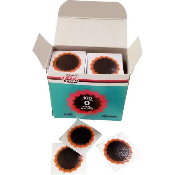 Rema Round Red Edge Patches for Bicycle, Motorcycle, Car – All Tire Supply