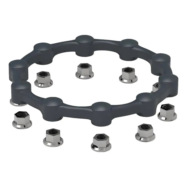 SafeWheel One-Piece Wheel Nut Retaining Ring & Protective Cap – All ...