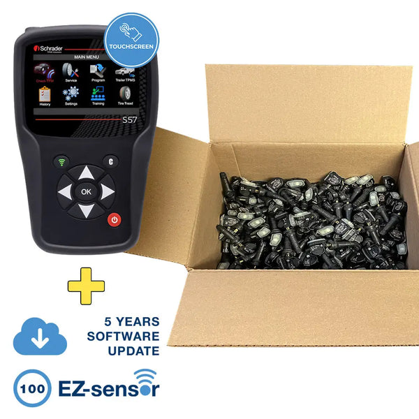 Schrader S57 TPMS Tool with 100 EZ-Sensors, 5 Years – All Tire Supply