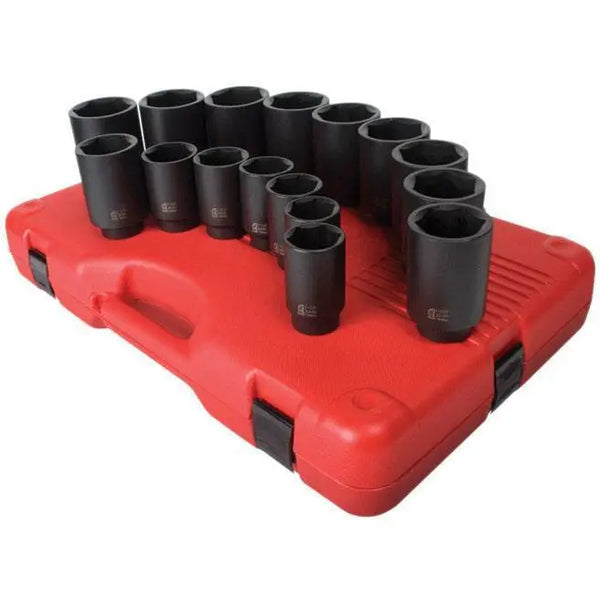 Sunex 1/2 in Dr. 16 Pc. SAE Deep Impact Socket Set – All Tire Supply