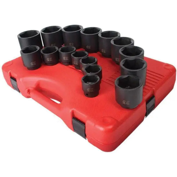 Sunex 1/2 in Dr. 16 Pc. SAE Impact Socket Set – All Tire Supply