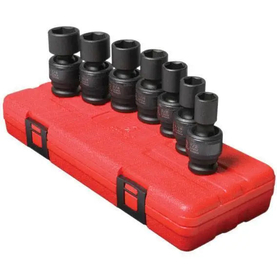 Sunex 1/2 in Dr. 7 Pc. SAE Universal Impact Socket Set – All Tire Supply