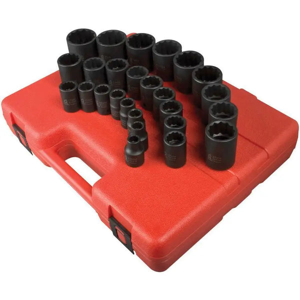 Sunex Metric Impact Socket Set - Durable CR-MO Alloy – All Tire Supply