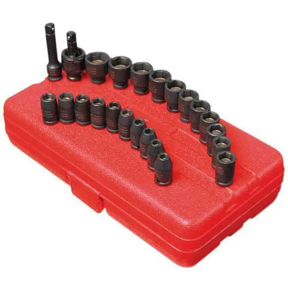 Sunex 1/4 in Dr. 23 Pc. Master Magnetic Impact Socket Set – All Tire Supply