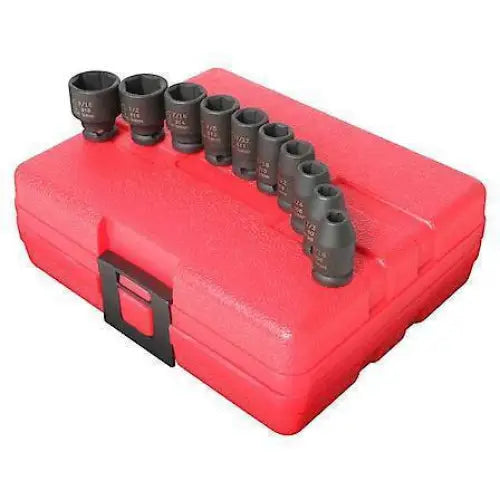 Sunex 1/4 in Dr. Standard 10 Pc. SAE Impact Socket Set – All Tire Supply
