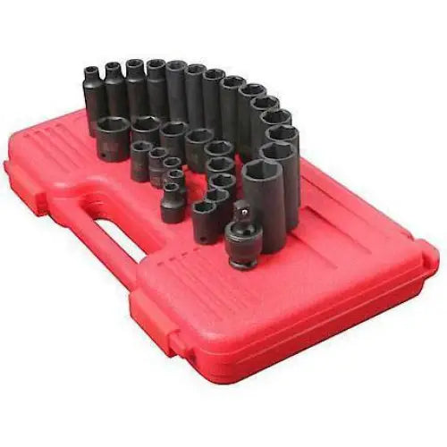 Sunex 3/8 in Dr. Metric Master Impact Socket Set – All Tire Supply