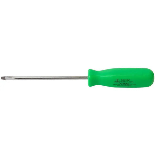 Sunex 5/32 in x 4 in Slotted Screwdriver-Neon – All Tire Supply